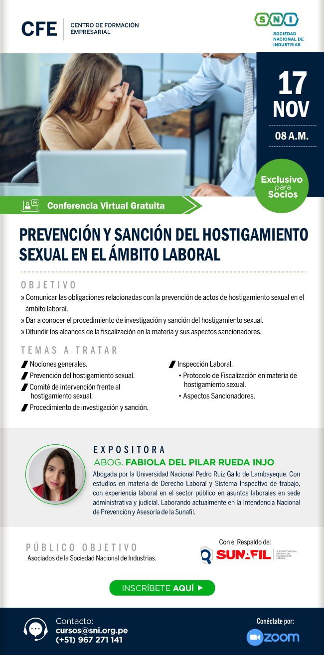 Conferencia Virtual Prevención Y Sanción Del Hostigamiento Sexual En
